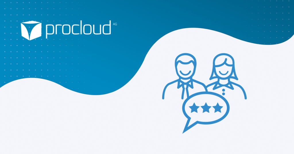 So hat uns unsere Kundschaft im 2024 bewertet - ProCloud AG | Cloud-Services and Cyber-Security