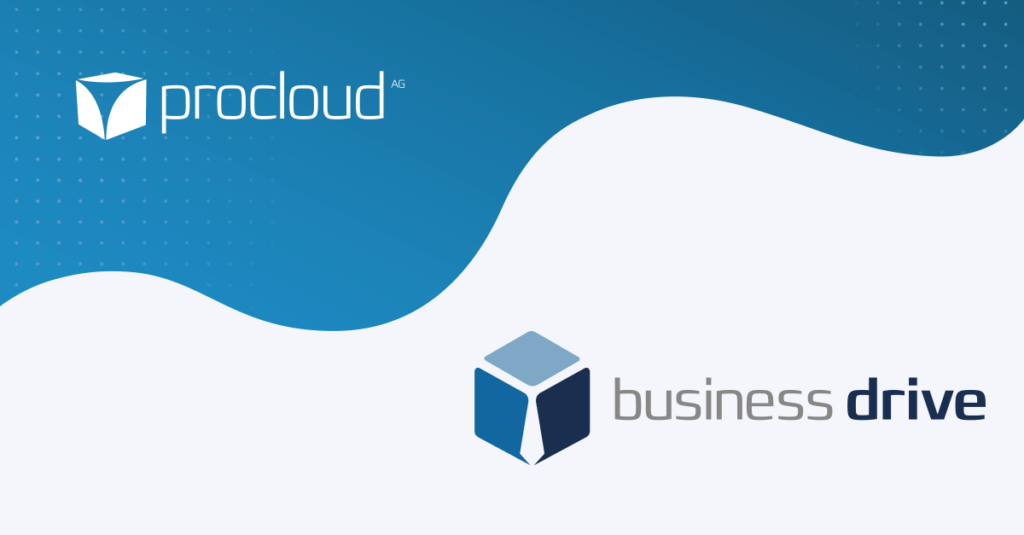 business drive Update - Neues Feature Bundle - ProCloud AG | Cloud-Services and Cyber-Security